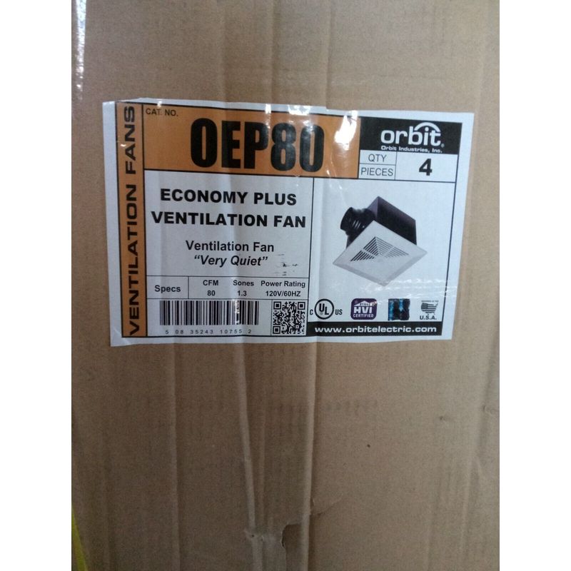 Orbit Economy Plus Ventilation Fan oEP80 - Online Marketplace - EveryMarket