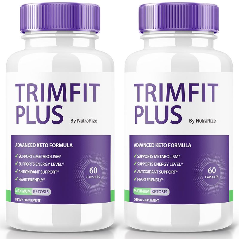 (2 Pack) TrimFit Plus Capsules, TrimFit + Advanced All-Natural Formula ...