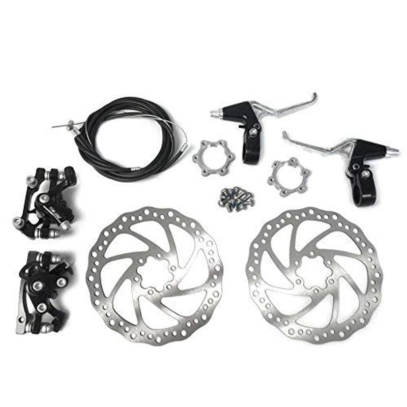 Star-Art Front and Back Disc Brake Kit - Aluminum Alloy Calipers, 2 Pcs ...
