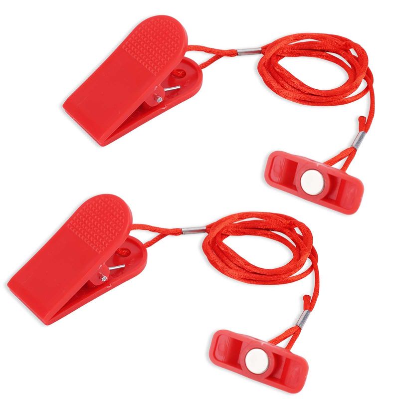 NQEUEPN 2pcs Treadmill Magnet Safety Key, 1,57x0,59in Magnetic Safety ...