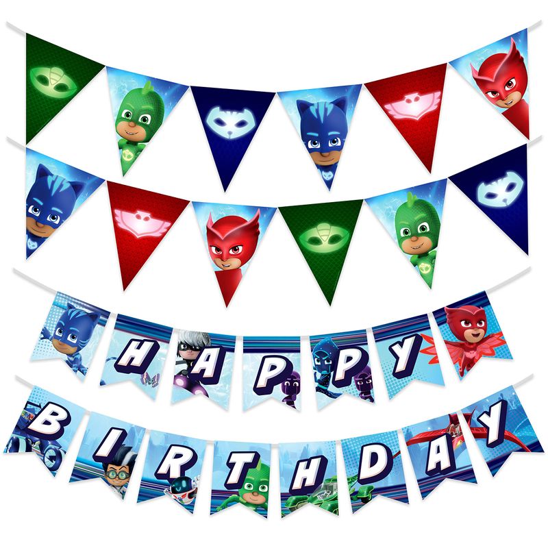Treasures Gifted Officially Licensed PJ Masks Birthday Banner Set of 3 ...