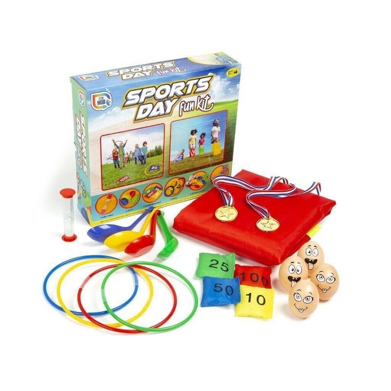 Sports Day Fun Kit Garden Games Outdoor Play Equipment for Children ...