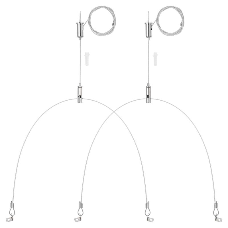 PATIKIL Light Suspend Cable Kit, 2m/6.6ft 1 Set Adjustable Ceiling ...