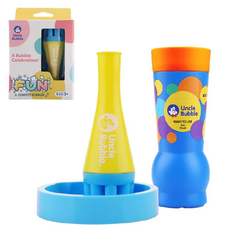 UB140_IBB Bubbles Like a Blizzard & Special Bubble Liquid, For Camping, Outdoors, Exciting, Play ...