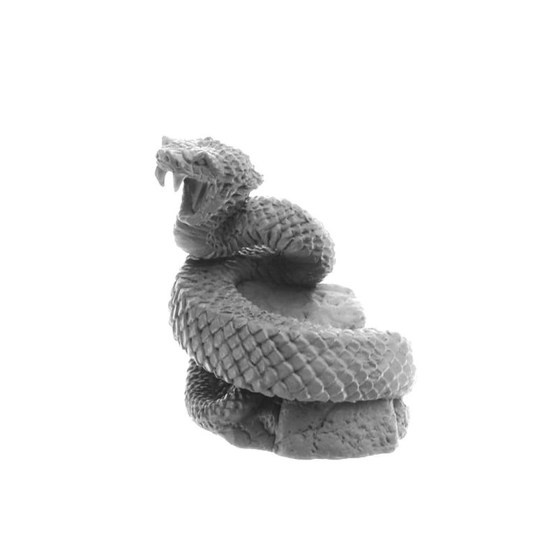 Giant Snake Miniature 25mm Heroic Scale Figure Dungeon Dwellers Reaper ...