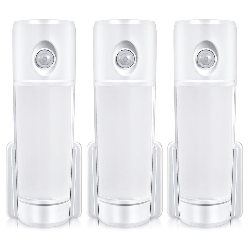 Enhon 3 Pack LED Emergency Flashlights, Rechargeable Plug in Power ...