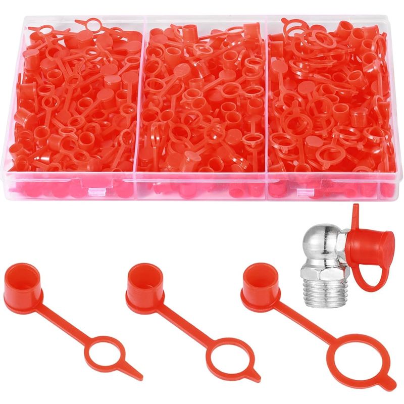 Nadinsta 210pcs Grease Nipples Cap, Grease Cap 3 Size M6 M8 M10 ...
