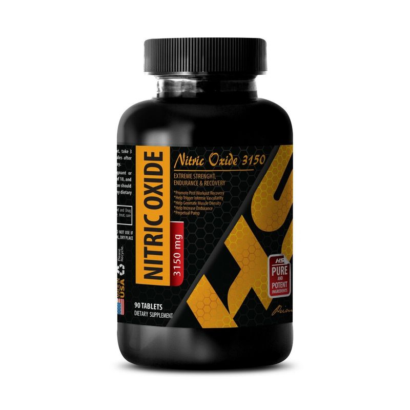 pre workout pills - NITRIC OXIDE 3150mg - nitric oxide booster - 90 ...