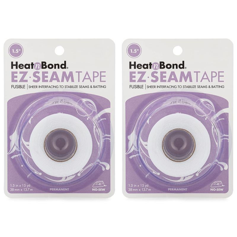 HeatnBond EZ Seam Fusible Sheer Tape for Quilt Batting and Seams, 1.5 ...