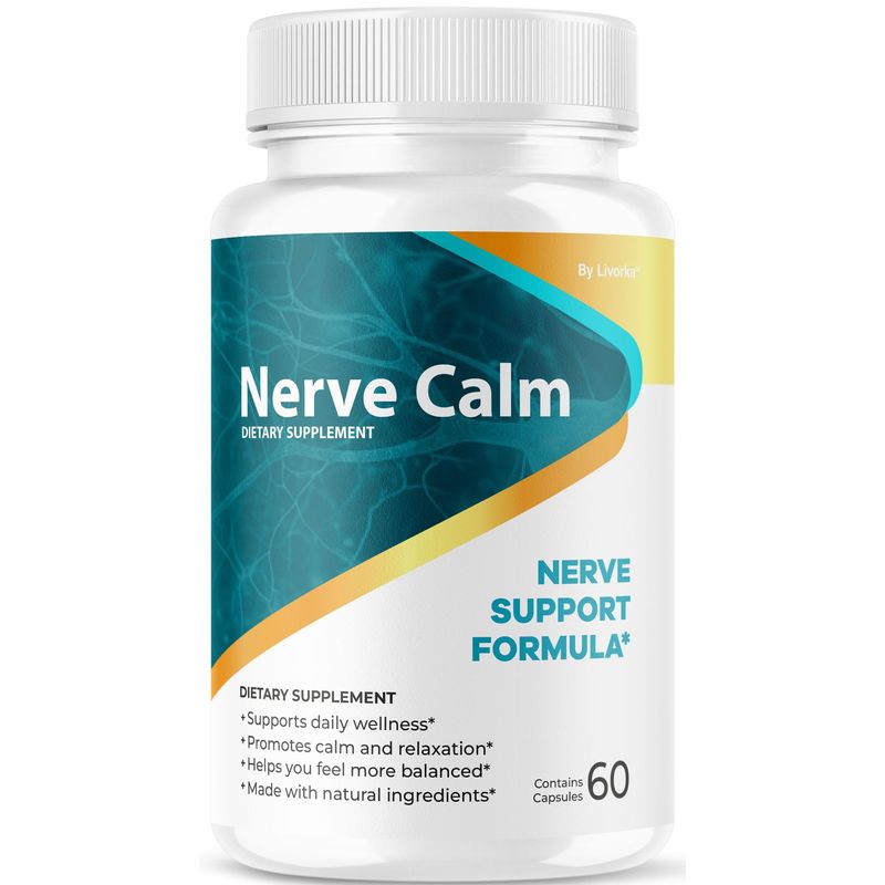 Nerve Calm Capsules - Official NerveCalm Premium Formula Supplement ...