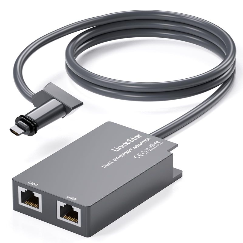 Dual-Ports Starlink Ethernet Adapter Gen 2, Multi-Ports Starlink V2 ...