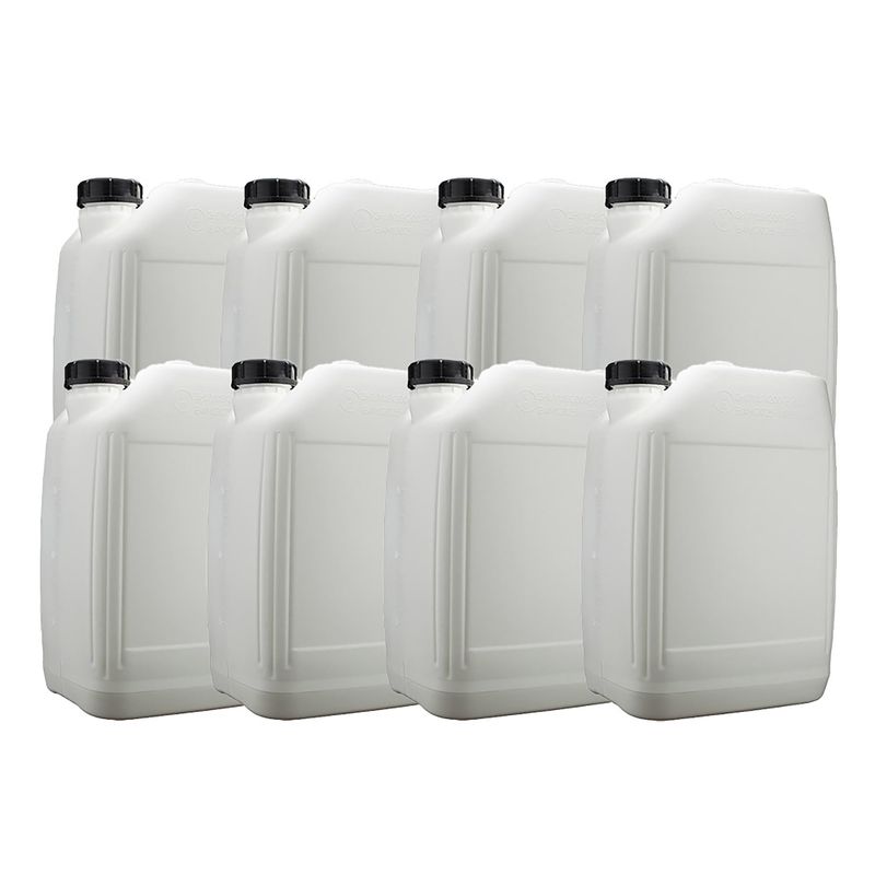 ITP Packaging 8 x Heavy Duty 20 Litre Anti Glug Ecovent Jerry Can ...