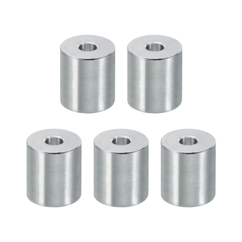 PATIKIL M6 Aluminum Spacers Set of 5 Metal Spacers Aluminum 6.5mm ID x ...