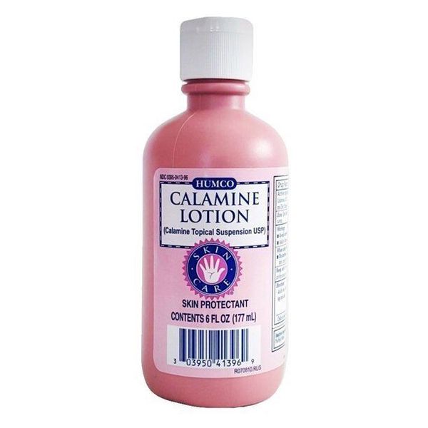 Humco Calamine Lotion Skin Protectant Topical Suspension Formula Dry ...