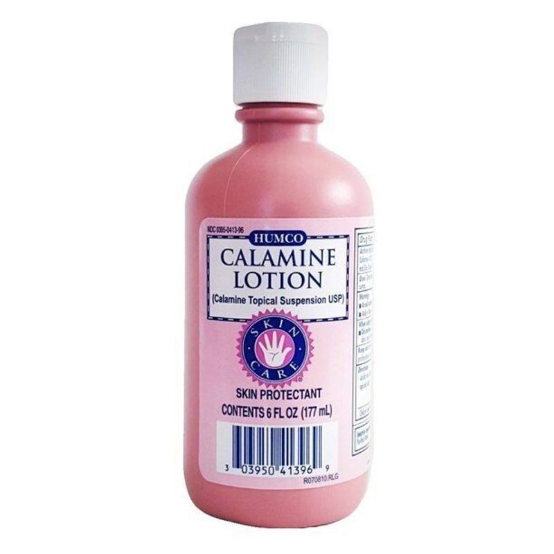 Humco Calamine Lotion Skin Protectant Topical Suspension Formula Dry ...