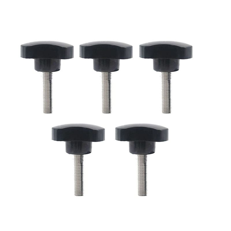 Plastic Star Shape Triangle Head Screw Bolt Clamping Knob Handle, M5 x ...