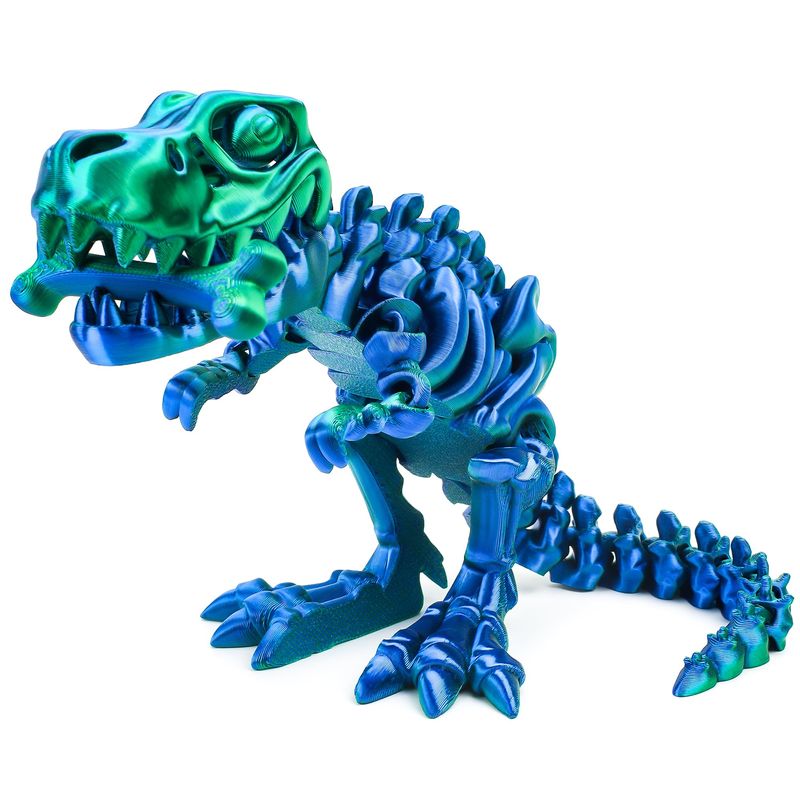 WQXWNFBA 3D Printed Dinosaur Bones, Articulated T-Rex Skeletons, 3D ...