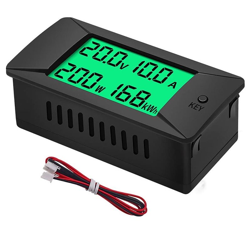 DollaTek DC Display Digital Volt Meter Car Bidirectional Ammeter Power ...