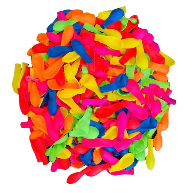King&Pig 200pcs Assorted Colors Water Balloons Latex Small Balloons ...