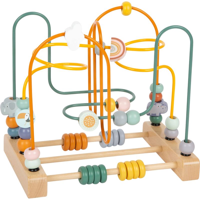 Small Foot 11956 Bead Maze Safari, with three metal tracks, wooden ...