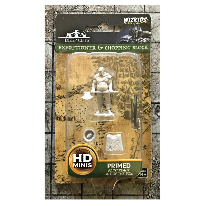 WizKids: Deep Cuts Unpainted Miniatures: Executioner & Chopping Block ...