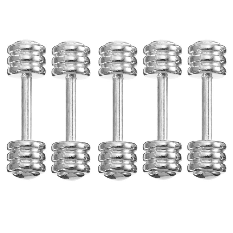 BESPORTBLE Mini Dumbbells Model: 5pcs 1: 12 Scale Miniature Dumbbells ...