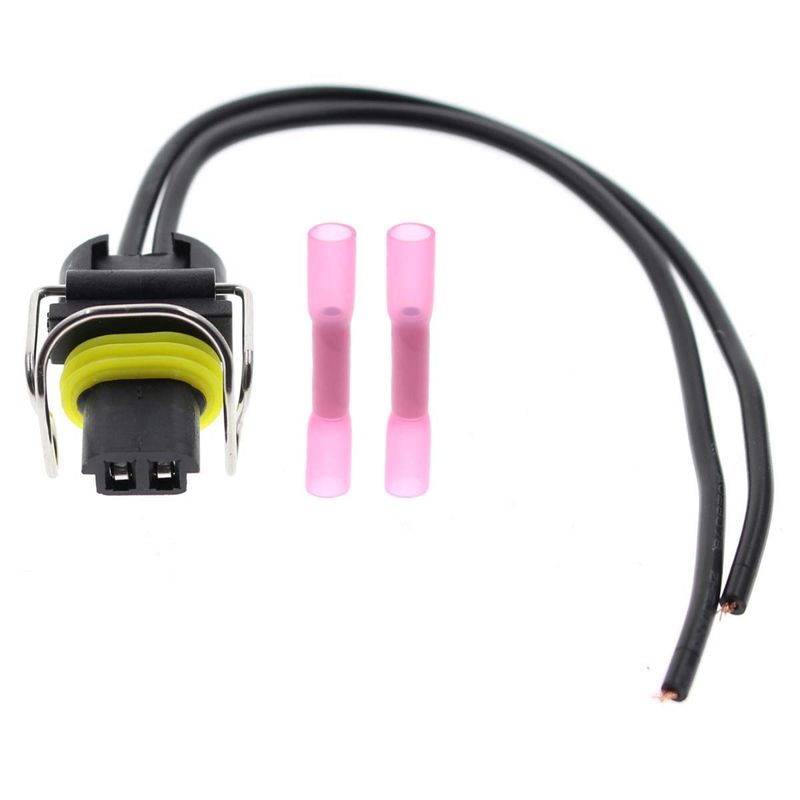 MOTOALL 366-9748 2501107C1 2 wire Fuel Injector Connector Pigtail ...