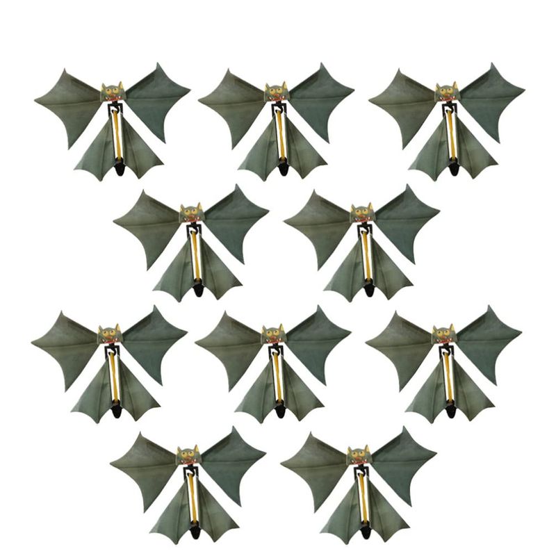 jojofuny 10Pcs Hand Transformation Butterfly Flying Bat Wind up Bat ...