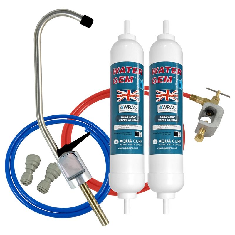 Water Gem Filter & Tap System Inline Drinking Water System with 2 ...