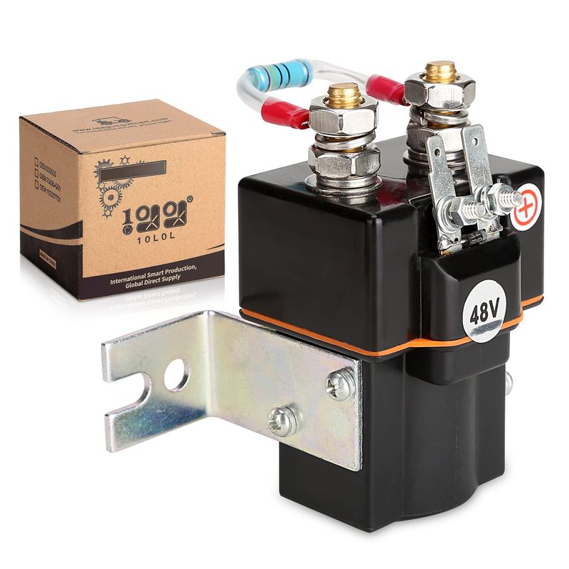10L0L Golf Cart 48 Volt Albright Solenoid and Resistor Assembly Fits ...