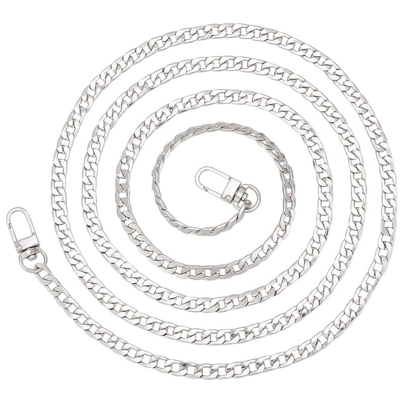 PH PandaHall one strand Bag Strap Chains, Iron Curb Link Chains with ...