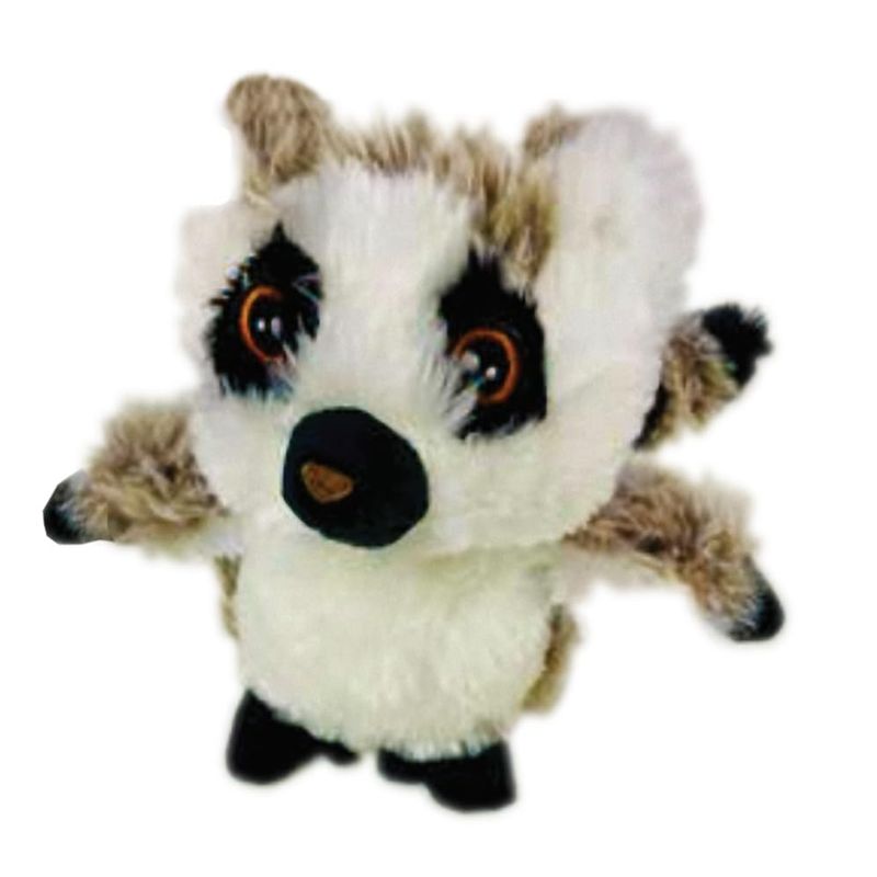 SteelDog Lemur Dog Toy Big Eyed Buddies Premium Plush w/Tennis Ball ...