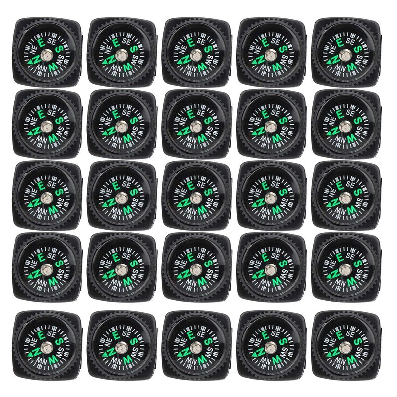 Honiwu Mini Compass, 25PCS Button Compass, Pocket Compass, 22mm Kids ...