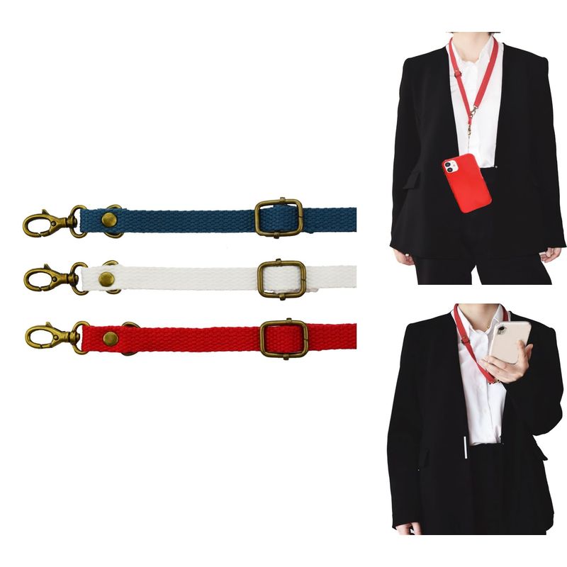 CRShip 2-Way Neck Strap, Crossbody Shoulder Strap, Adjustable Length ...