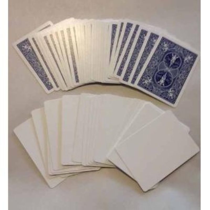 Blank Face Cards (Bicycle) - blue - Online Marketplace - EveryMarket