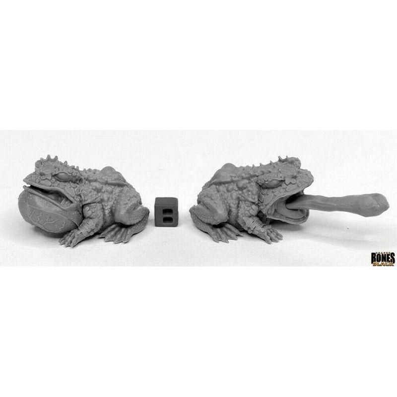 REAPER Miniatures: 44024 - Giant Frogs Bones Black Fantasy Miniatures ...