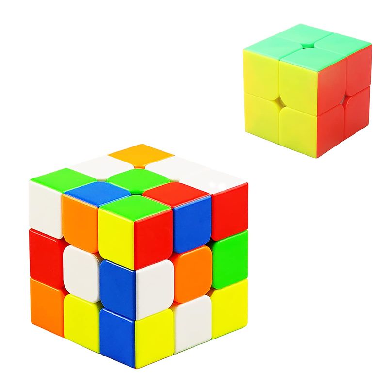 Speed Cube Set 2x2x2 Speed Cube 3x3 Speed Cube Toy 3x3x3 Magic Speed ...