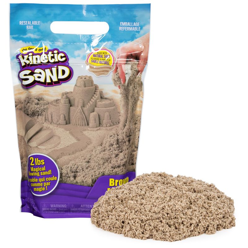Kinetic Sand The Original Mouldable Sensory Play Sand, Brown, 906 g ...