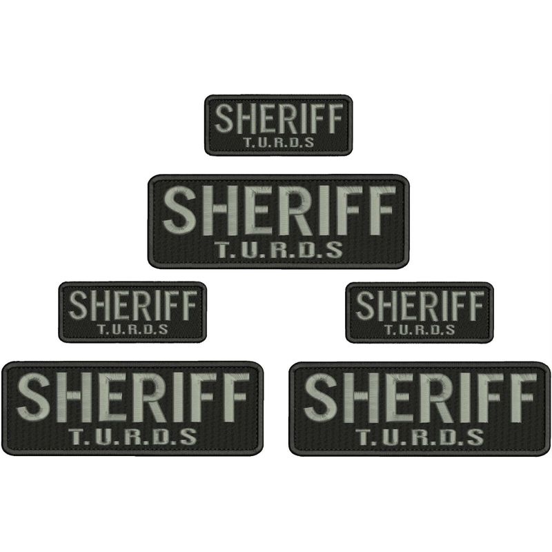 Special Patches for Velcro Patches for Uniform for Sheriff T.UR.D.S EMB ...