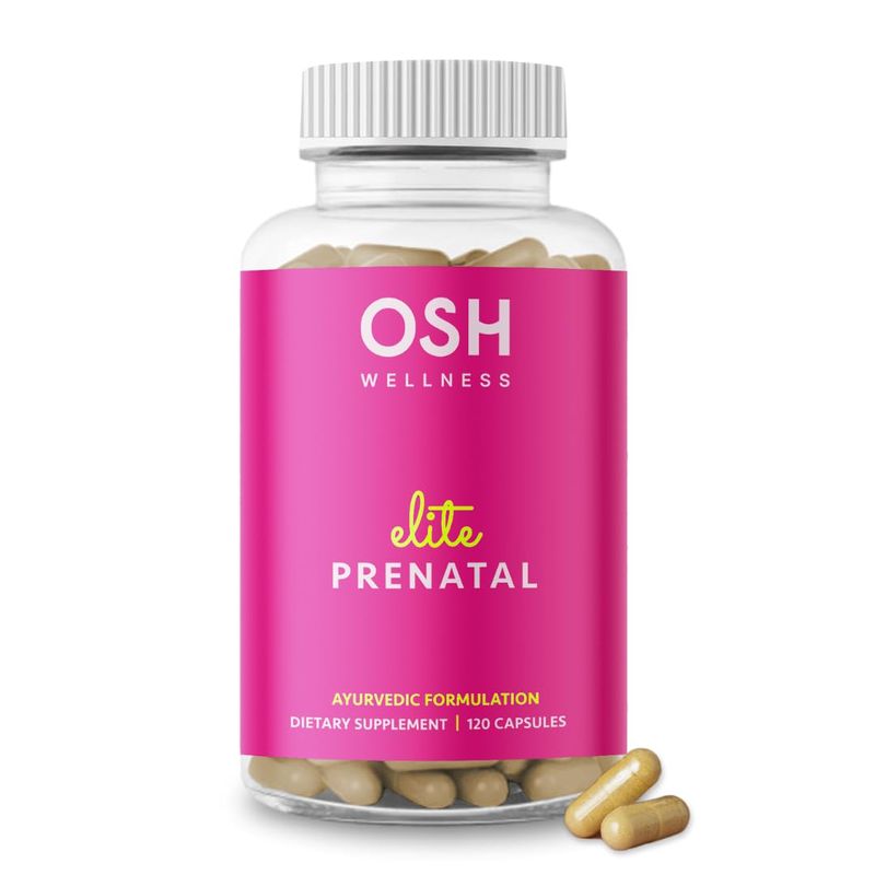 Freshly Moms Ayurvedic Elite Prenatal Vitamins with Folate, Choline ...