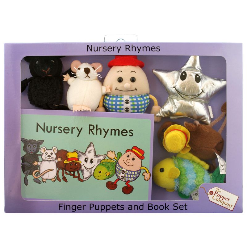 The Puppet Company Traditional Story Sets Nursery Rhymes Book and Finger Puppets Set - Online ...