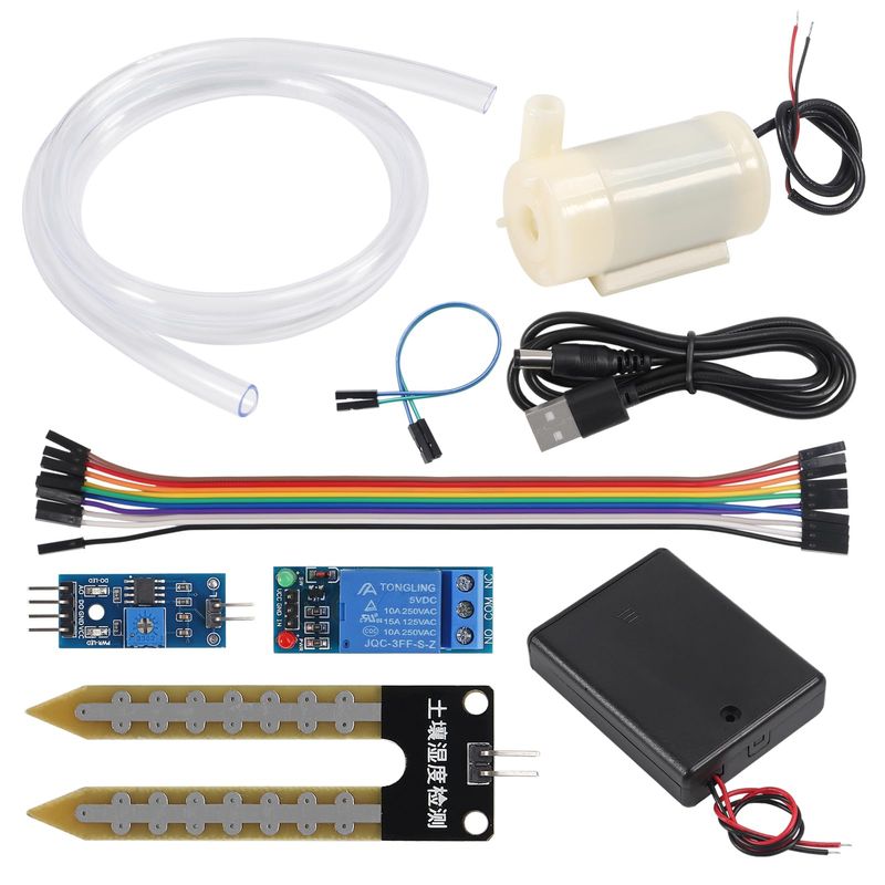 Smart Irrigation Kit with Capacitive Soil Moisture Sensor, 1-Channel ...
