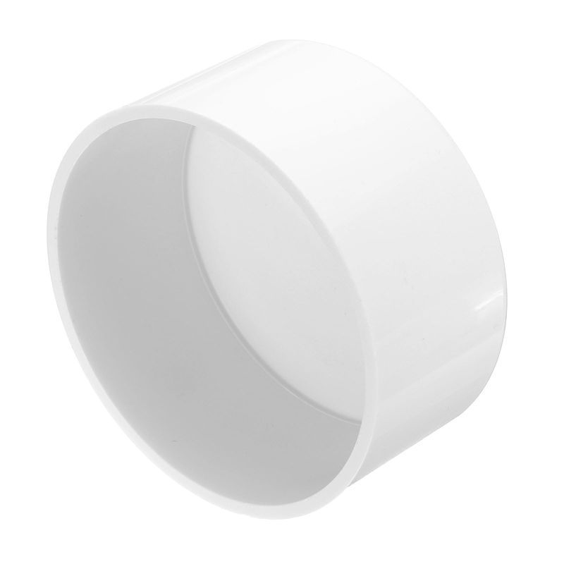 sourcing map PVC Pipe End Cap Fitting 4 Inch Plug Adapter Socket ...