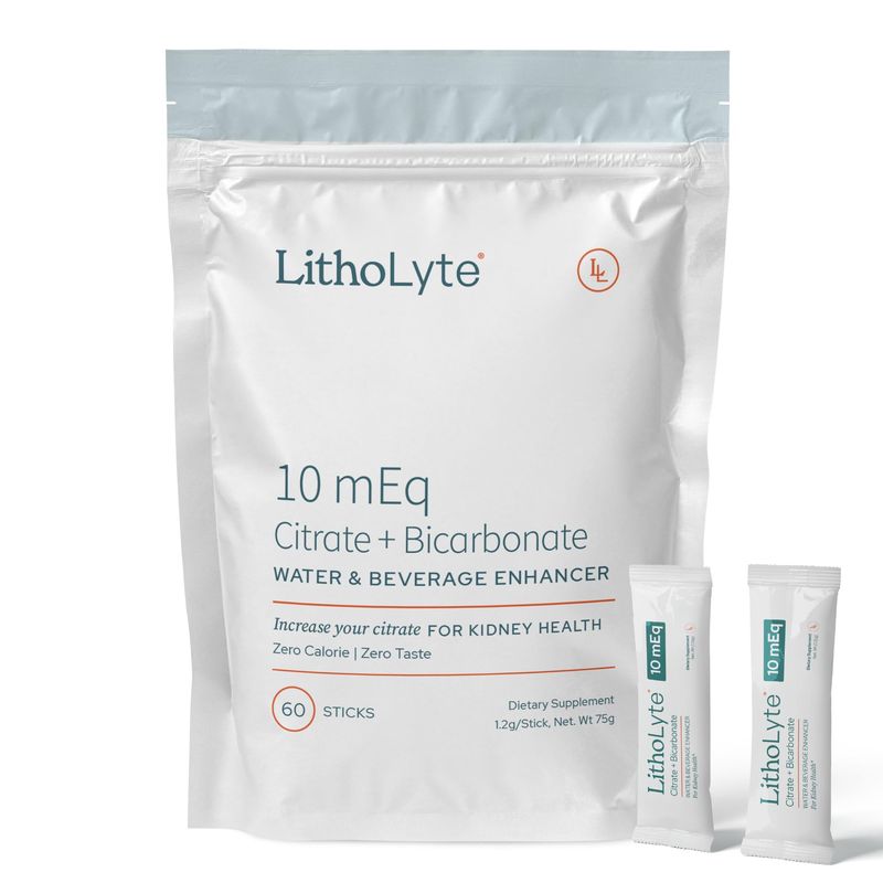 LithoLyte Kidney Health | Water & Beverage Enhancer 10 mEq, Developed ...