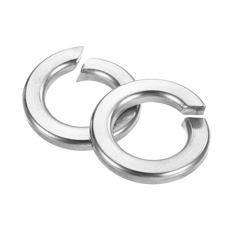 sourcing map 3/4" Split Lock Washer, 10Pcs 304 Stainless Steel Spring Lock Washers Metal Split ...