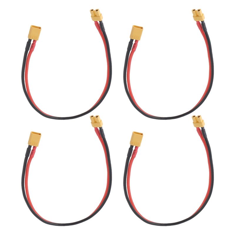The Lord of the Tools 4Pcs XT30 U-F to XT30 U-M Plug Connector Male to ...