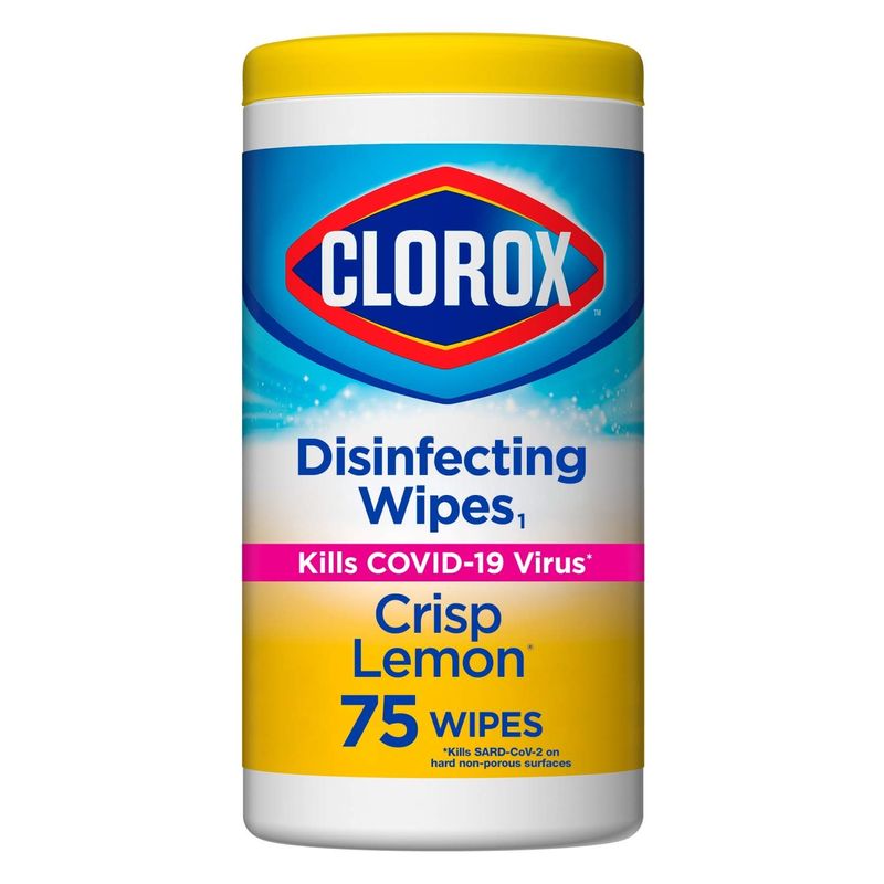 Clorox, Bleach Free Wipes , Crisp Lemon, 75 Count - Online Marketplace ...