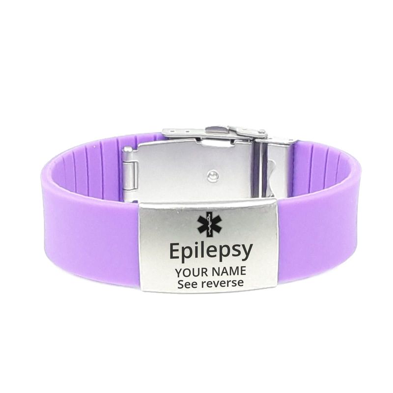 Epilepsy Bracelet for Emergency Medical ID Alert and Awareness Suit ...