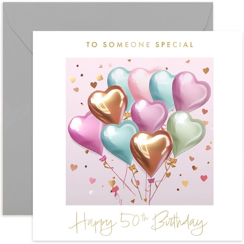 Old English Co. 50th Birthday Card for Female Friend - Fabulous ...