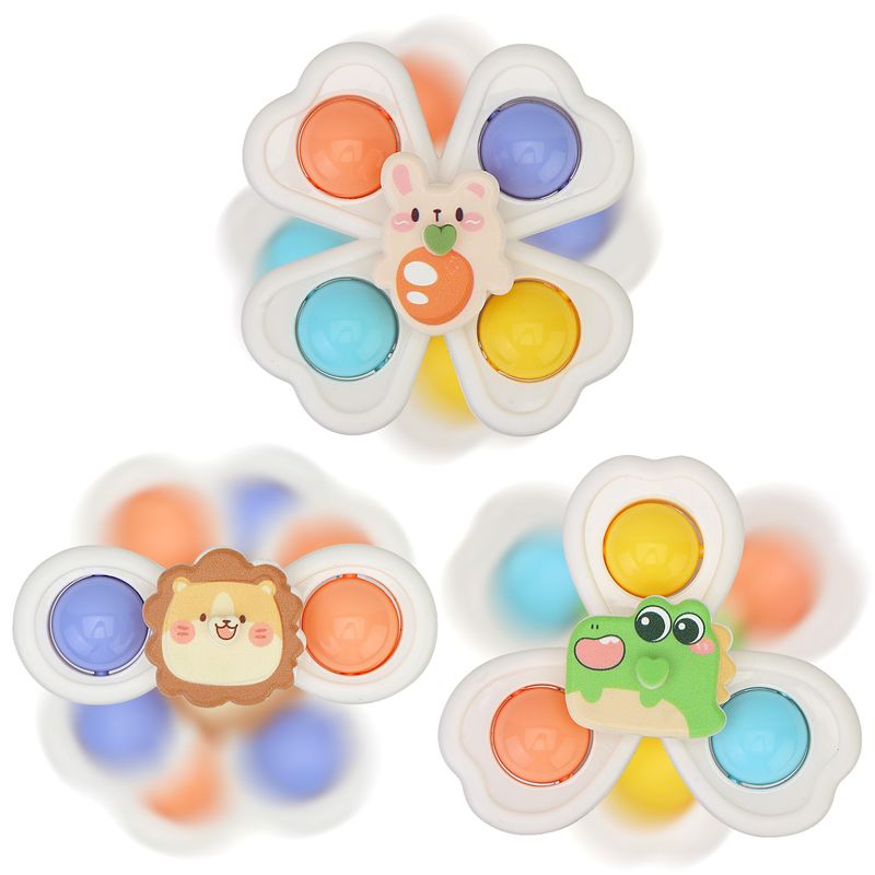Baby Spinners with Suction Cups, Fidget toy with Animatronic 3D Design ...
